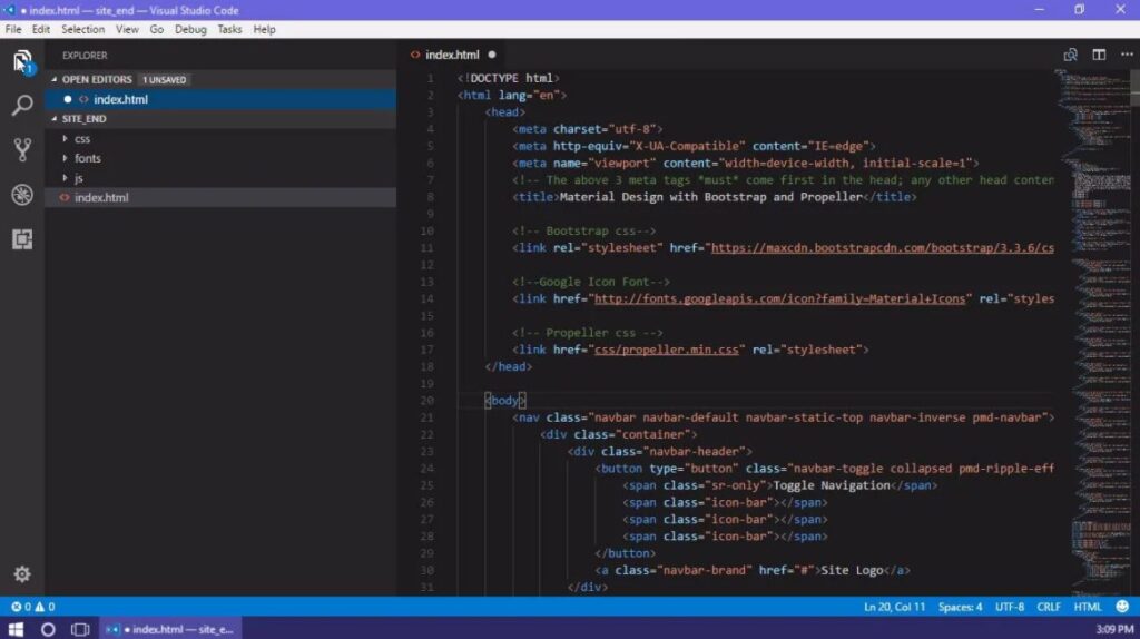 Belajar HTML Dasar Part 2 : Memilih Text Editor Serta Struktur dasar ...
